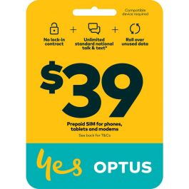 MyWorkWear.com.au | Optus $39 Prepaid SIM Card Starter Kit