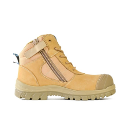 MyWorkWear.com.au | Bata Zippy Side Zipper Boots - WHEAT