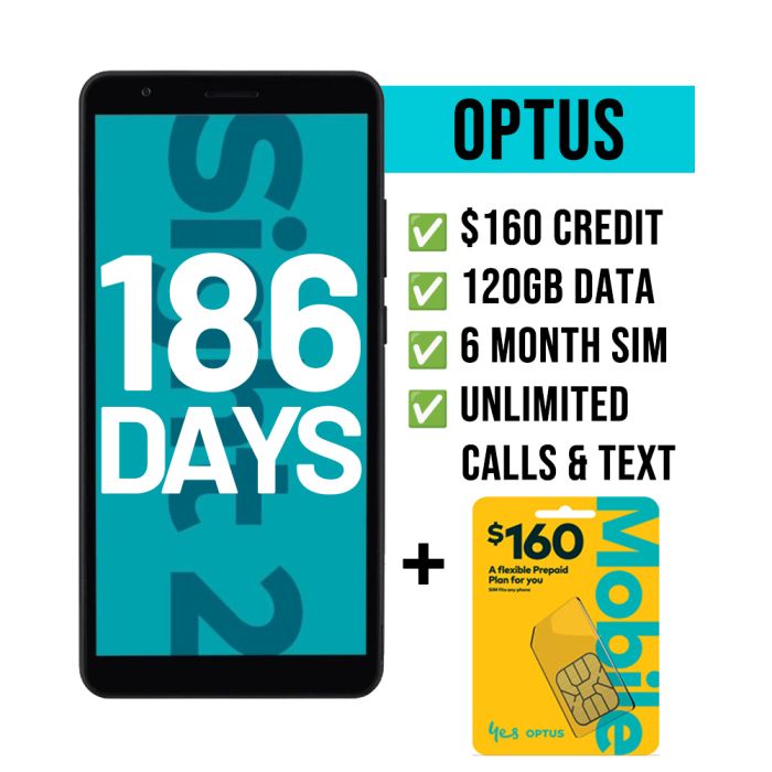 MyWorkWear.com.au | Optus X Sight 2 Smartphone with $160 Six Month SIM